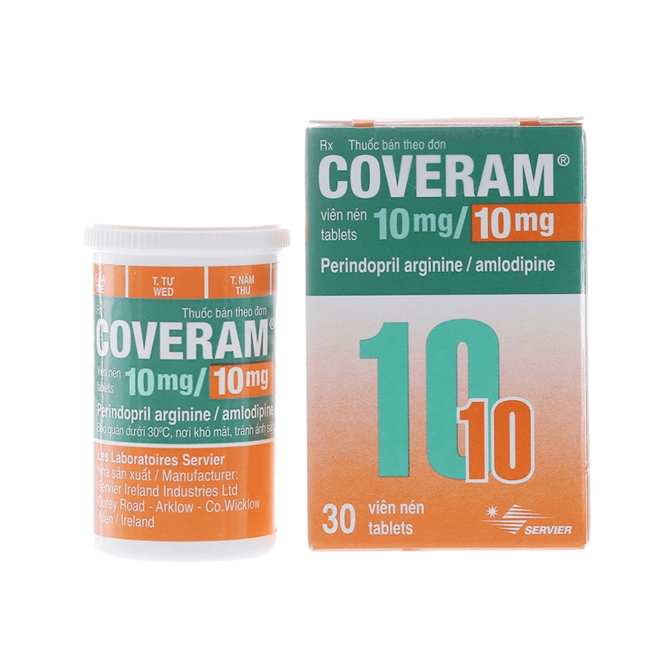 Coveram 10Mg10Mg X 30 Comprimidos