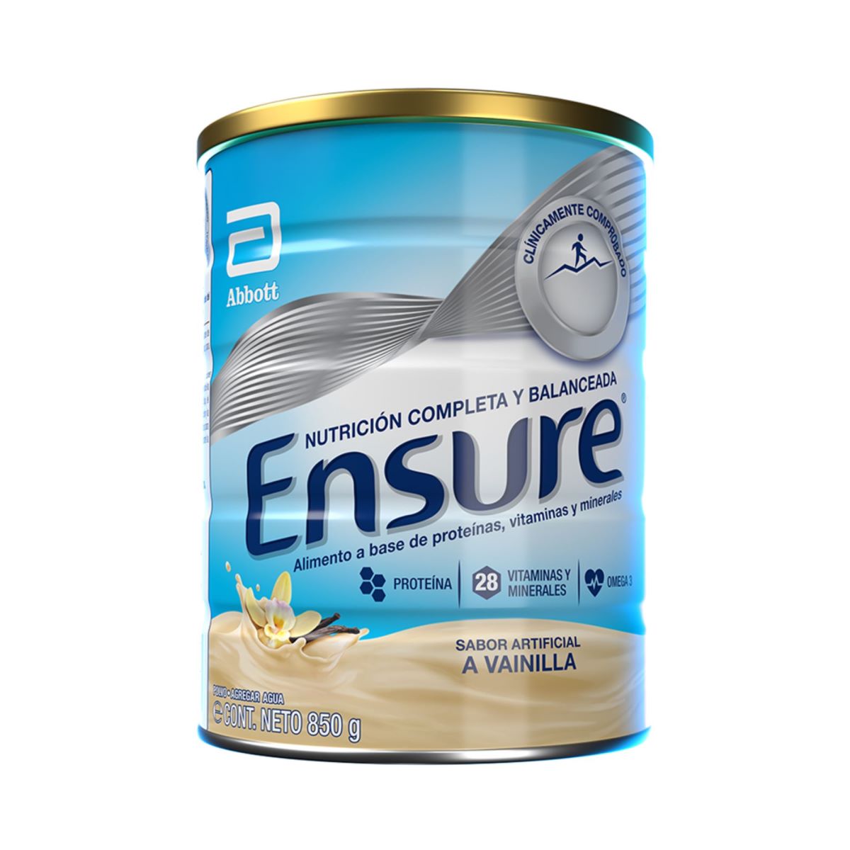 Suplemento Alimenticio En Polvo Ensure 850 gr Vainilla Lata