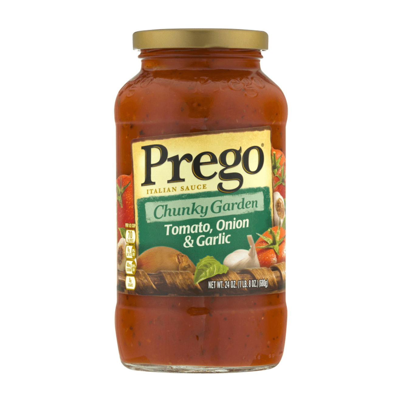 Salsa Chunky Garden Prego Tomato, Onion & Garlic 24 OZ