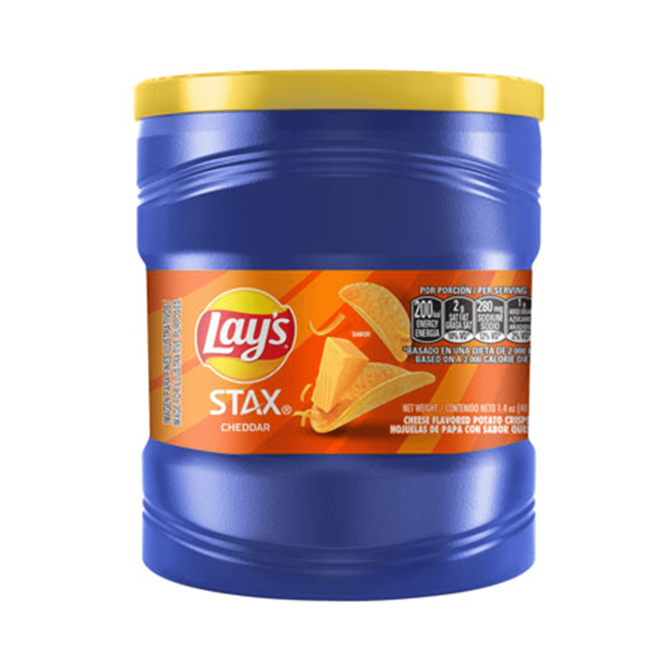 Papas Mini Stax Lays Cheddar 40 G
