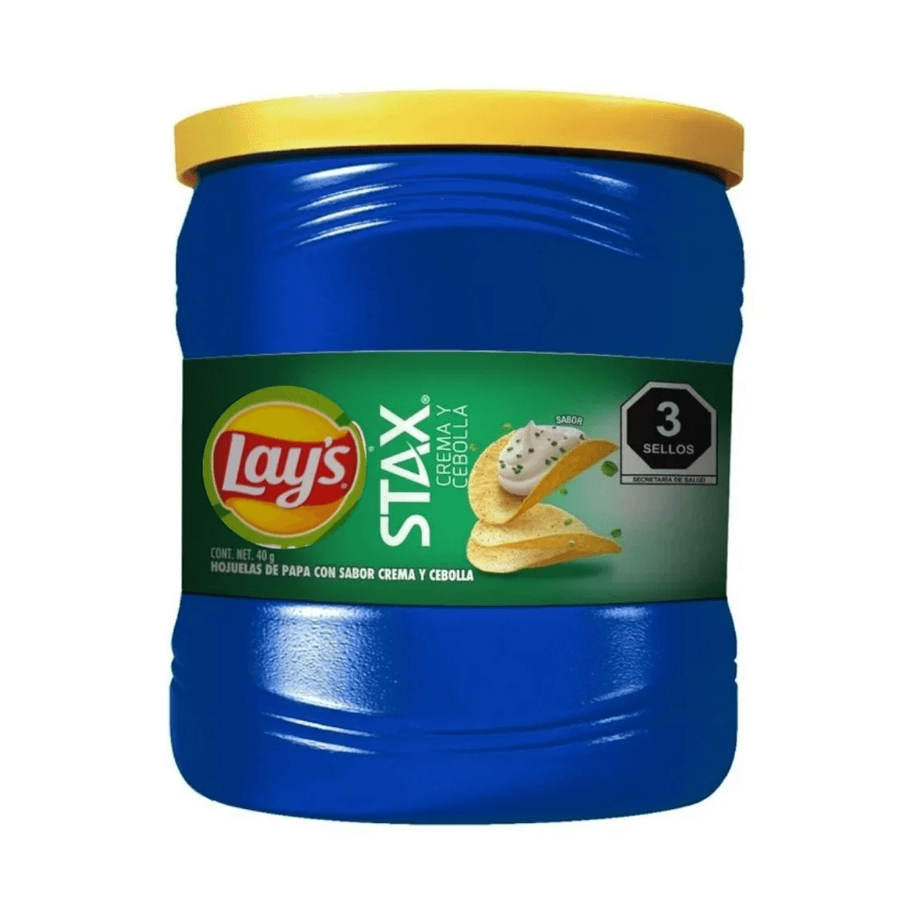 Papas Mini Stax Lays Sour & Cream 40 G