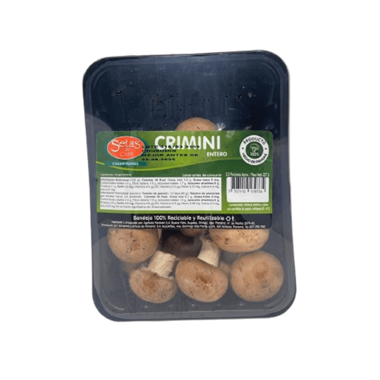 Hongos Crimini Setas De Cuiva Entero Prepack 227 G