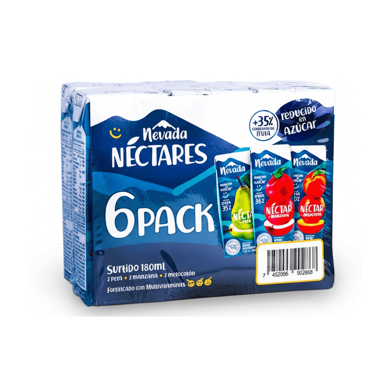 Néctares Nevada Surtido 6 Pack 180 ML